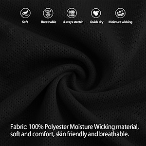 Black Racerback Tank Tops for Womens Golf Polo Shirts Sleeveless Summer Lightweight Moisture Wicking Tennis Shirts Apparel