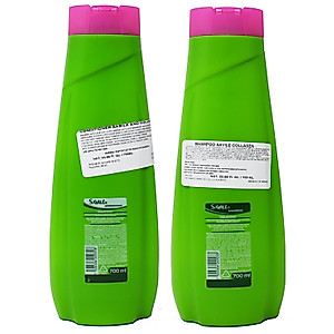 Savile pulpa de sabila Colageno Control Caida Anti Hair Loss Shampoo and Conditioner 750ml