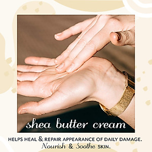 Mother's Shea Whipped Shea Butter (Vanilla, 6 Oz Tin) 100% Pure Raw Unrefined African Shea - Organic, Sustainably-Sourced Ingredients - Natural Skin & Hair Care