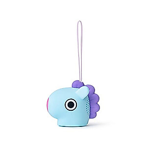 BT21 MANG Character Cute Mini Portable Wireless Bluetooth Speaker, Blue