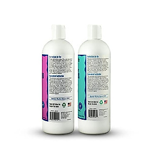 Earthbath Ultra-Mild Puppy Shampoo and Oatmeal & Aloe Conditioner Grooming Bundle, Best Shampoo and Conditioner for Puppies, Made in USA - 16 Oz