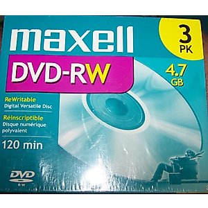 MAXELL 635115 DVD-RW Rewriteable Recordable DVD