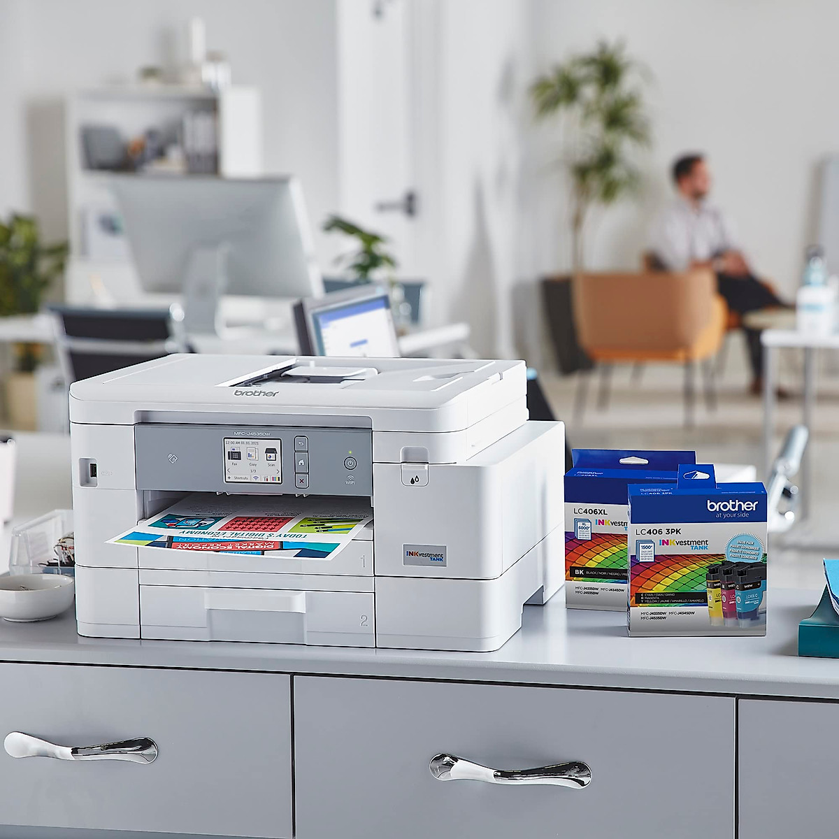 Brother LC406XLC High Yield Cyan Ink Cartridge