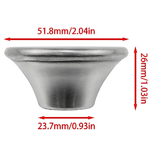 VAKTOK Pot Lid Knobs Cookware Handles Enamelled Cast-iron Cookwares For Crucible Knob Handles, Cast Iron Round Knobs -2PCS