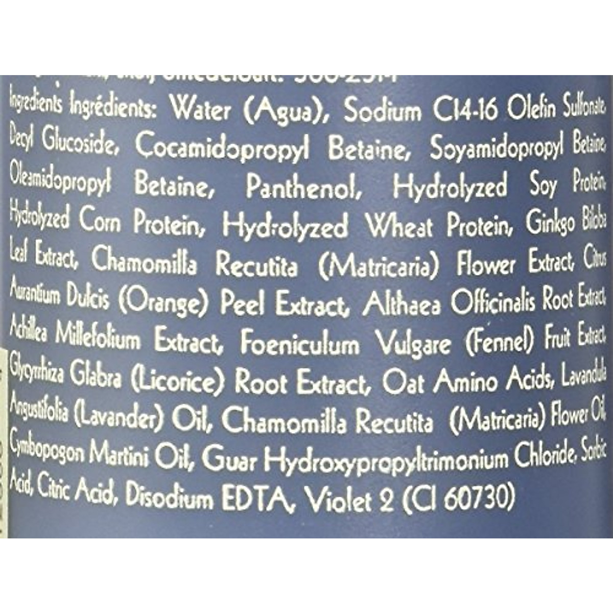 Zerran Blue Shampoo, 8 Ounce