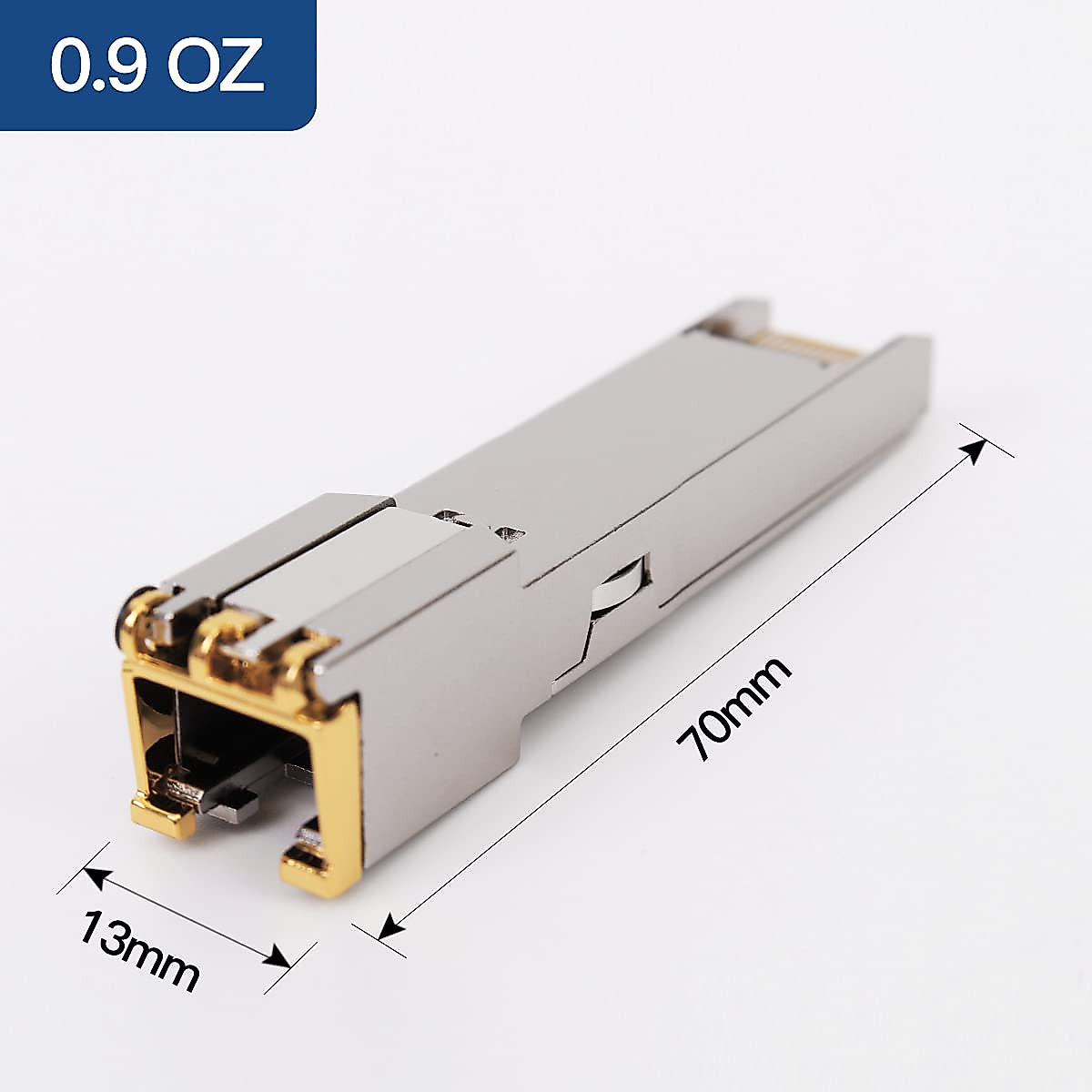 4PCS 1000BASE-T Gigabit SFP to RJ45 Copper Ethernet Modular Transceiver for Cisco,Meraki,Ubiquiti,D/TP Link,Supermicro,Netgear,Broadcom, 1.25G SFP-T CAT5E/CAT6 up to 100m Mikrotik S-RJ01