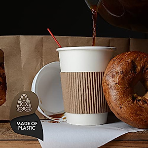 PAMI Disposable Coffee Red Sip Stirrers/Straws [Value Pack of 1000 Pcs] - 5” Plastic Cocktail Stirrers For Drinks- Beverage Stirrers For Hot & Cold Drinks- Swizzle Stirring Sticks For Coffee Bar