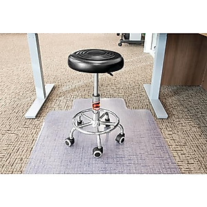 Performance Tool W85027 Adjustable (19 - 24 Inch) Pneumatic Rolling Bar Stool, 250 Lbs Capacity