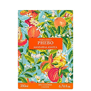 Phebo - Linha Origens - Colonia Mandarina Asiatica 200 Ml - (Phebo - Origins Collection - Asian Tangerine Eau De Cologne 6.76 Fl Oz)