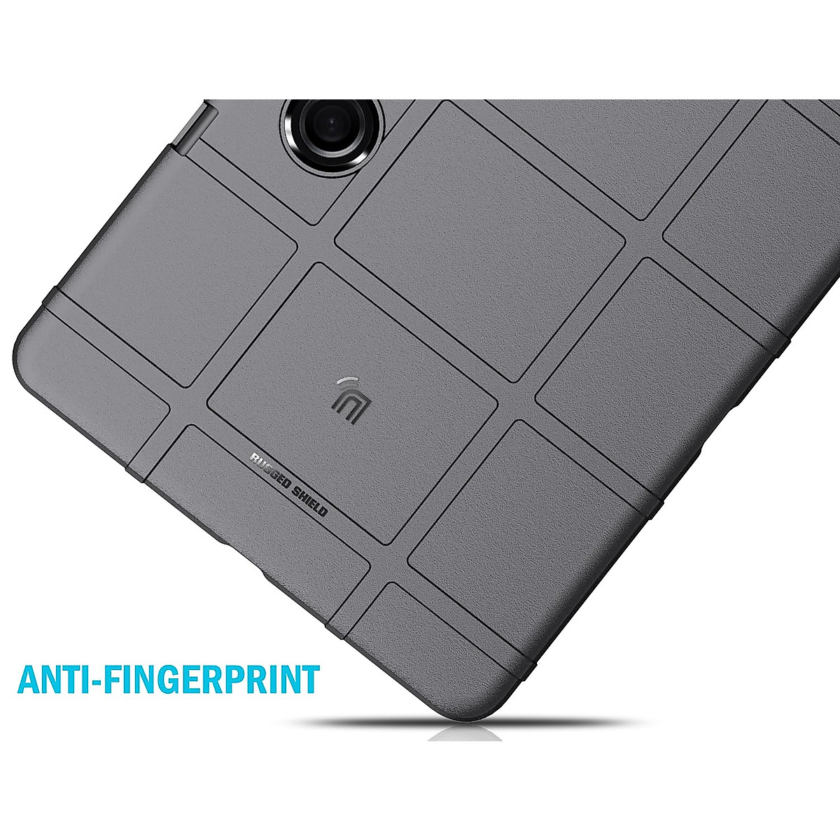 Case for OnePlus Pad 11.6" Tablet (2023), Nakedcellphone Special Ops Tactical Armor Rugged Shield Protective Cover [Anti-Fingerprint, Matte Grip Texture] with Stylus Holder Slot - Matte Black