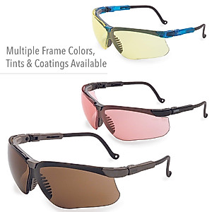 Honeywell Uvex by S3200 Genesis Safety Glasses with Uvextreme Anti-Fog Coating, Black Frame