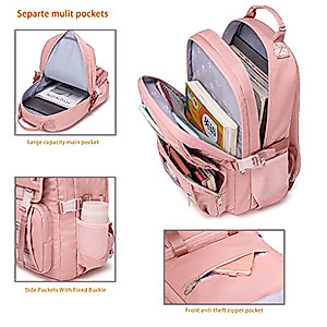 YOJOY Girls Backpack 15.6 Inch Laptop School Bag Cute Kids Elementary College Backpacks Large Bookbags for Teen Girl Women Students Anti Theft Travel Daypack