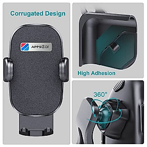 APPS2Car Phone Mount for Tesla Model 3 / Y Car Phone Holder 360° Free Rotation, Flip Cover Design Compatible with All Cell Phones Within 4.7-6.7 Inches