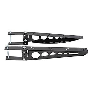 for Pair RV 4" Square Rear Bumper Mounting Cargo Carrier Box Support Arms Bracket