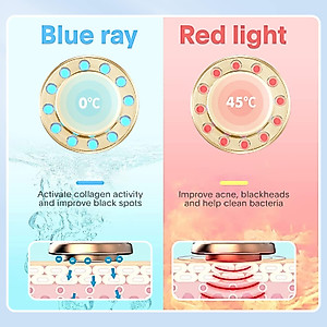 Galvanic Facial Machine Face Massager 7 in 1 Skin Care Tools High Frequency Facial Machine