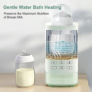MOMMED Bottle Warmer, Fast Bottle Warmer with Accurate Temperature Control and Automatic Shut-Off,Fast Bottle Warmers for All Bottles with Breastmilk or Formula