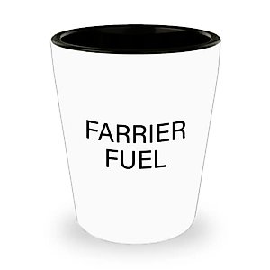 Farrier Gift Farrier Shot Glass Ceramic Shot Glass Funny Farrier Present Farrier Fuel