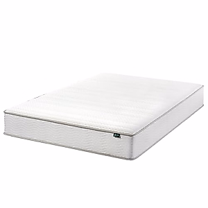 ZINUS 10 Inch Foam and Spring Hybrid Mattress [New Version], Queen, Fiberglass Free, Medium Firmness, Durable Support, Certified Safe Foams & Fabric, Mattress in A Box