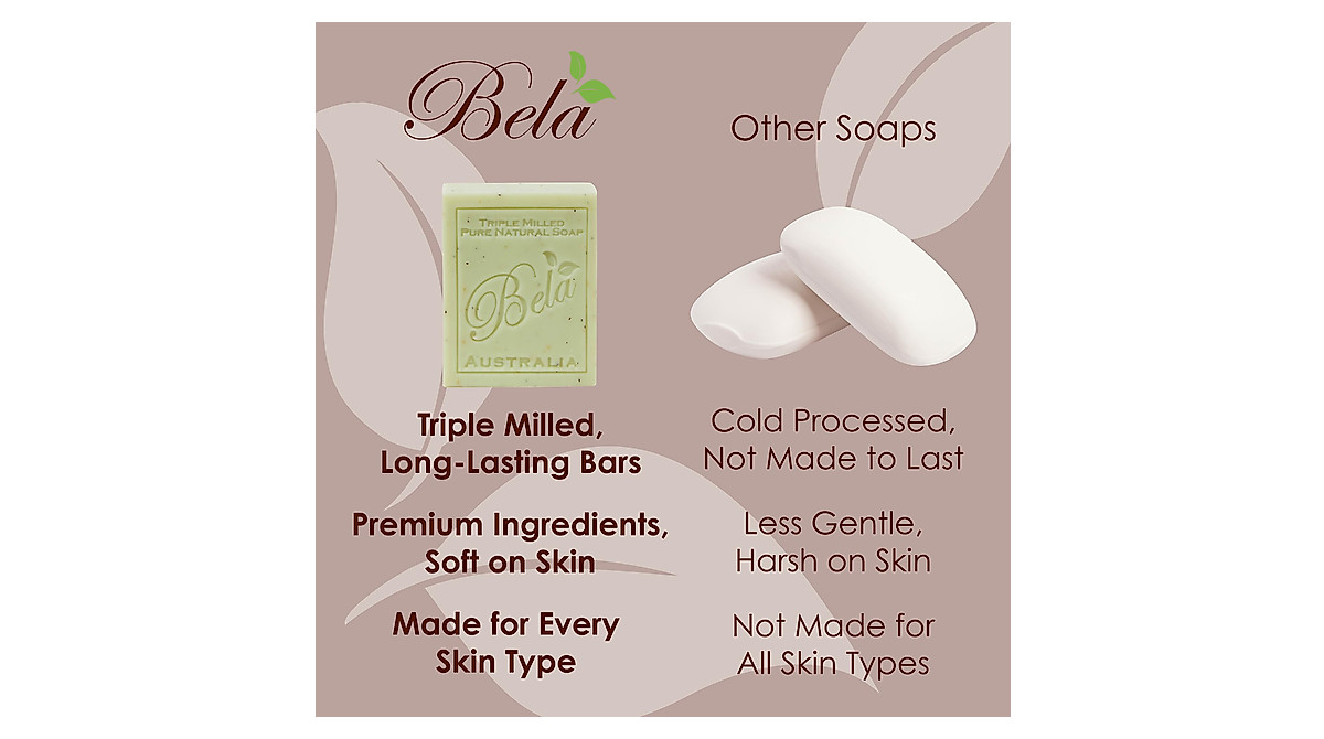 BELA Goat Milk Soap - Creamy & Nourishing | Pack of 6
