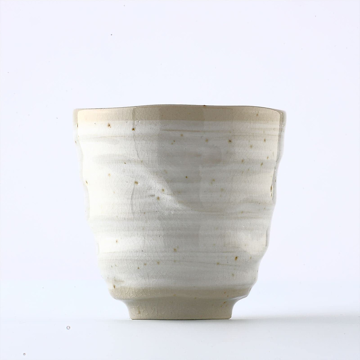 Authentic MIno Yaki(Ware) Handmade Japanese Tea Cups Yunomi Teacup Mug, Japanese Poem Cat Design Gray, 6.4 fl.oz Set of 2, Ceramic, Tea Party Set, Japanese Gifts, Green Tea, Matcha Tea