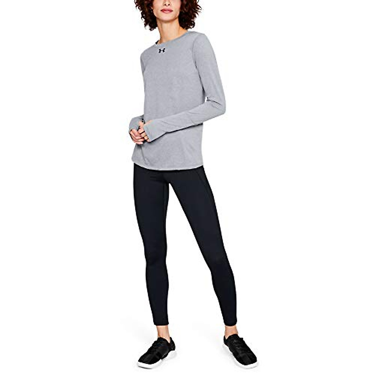 Under Armour Women's UA Locker 2.0 Long Sleeve LG Gray