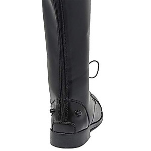 Equistar Women's All-Weather Synthetic Field Equastrian Riding Boot, Black, 9 X-Wide