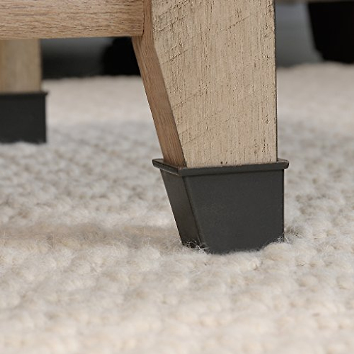 Sauder Carson Forge Rustic Lift Top Coffee Storage Industrial Living Room Table, L: 43.15" x W: 19.45" x H: 18.98", Lintel Oak Finish