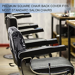 Noverlife Chair Back Cover, Beauty Salon Chair Protective Cover, Square Hairdressing Chair Back Covers, Prevents Damage to Spa/Salon Chair, Barber Hair Salon Chair Cover, Fits Most Salon Chairs