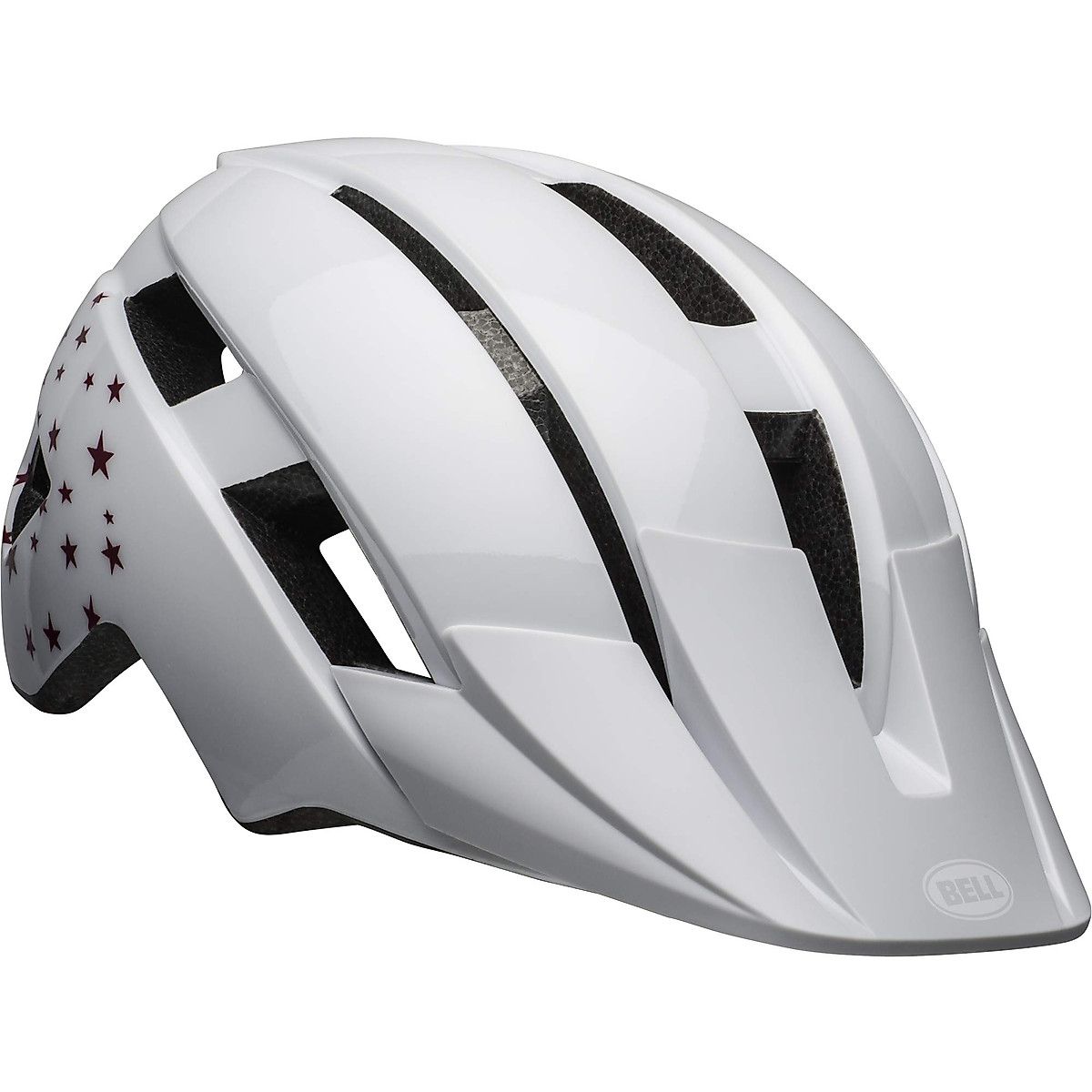 Bell Sidetrack II MIPS Youth Youth Bike Helmet - Stars Gloss White (2022), Universal Youth (50-57 cm)