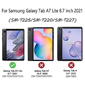 Nannxiebky Samsung Galaxy Tab A7 Lite Case 8.7 Inch Cover Model SM-T220 T225 T227, Multi-Viewing Angle Folio Wallet Stand Case for Galaxy A7 Lite 8.7" 2021 Tablet, Bird Flower