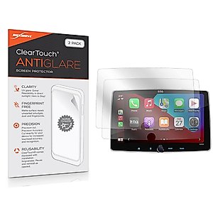 BoxWave Screen Protector Compatible with BOSS Audio BCPA9 - ClearTouch Anti-Glare (2-Pack), Anti-Fingerprint Matte Film Skin for BOSS Audio BCPA9