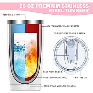 ABROML Mom Gifts Presents for Mom Birthday Gifts Mothers Day Gifts From Daughter, Son, Birthday Gifts for Mom, Valentines Day Gifts for Mom, 20oz Wine Tumbler with Rose Gold Mirror, Keychai (Style 1)