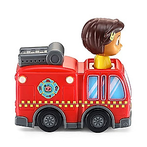 VTech CoCoMelon Go! Go! Smart Wheels Nina’s Fire Truck and Track