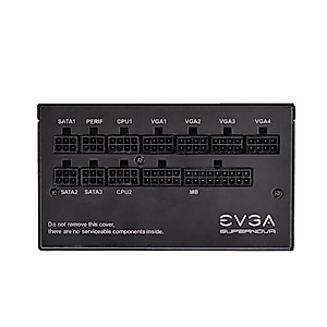EVGA 1000 G5, 80 Plus Gold 1000W, Fully Modular, ECO Mode with Fdb Fan, 100% Japanese Capacitors, 10 Year Warranty, Compact 150mm Size, Power Supply 220-G5-1000-X1