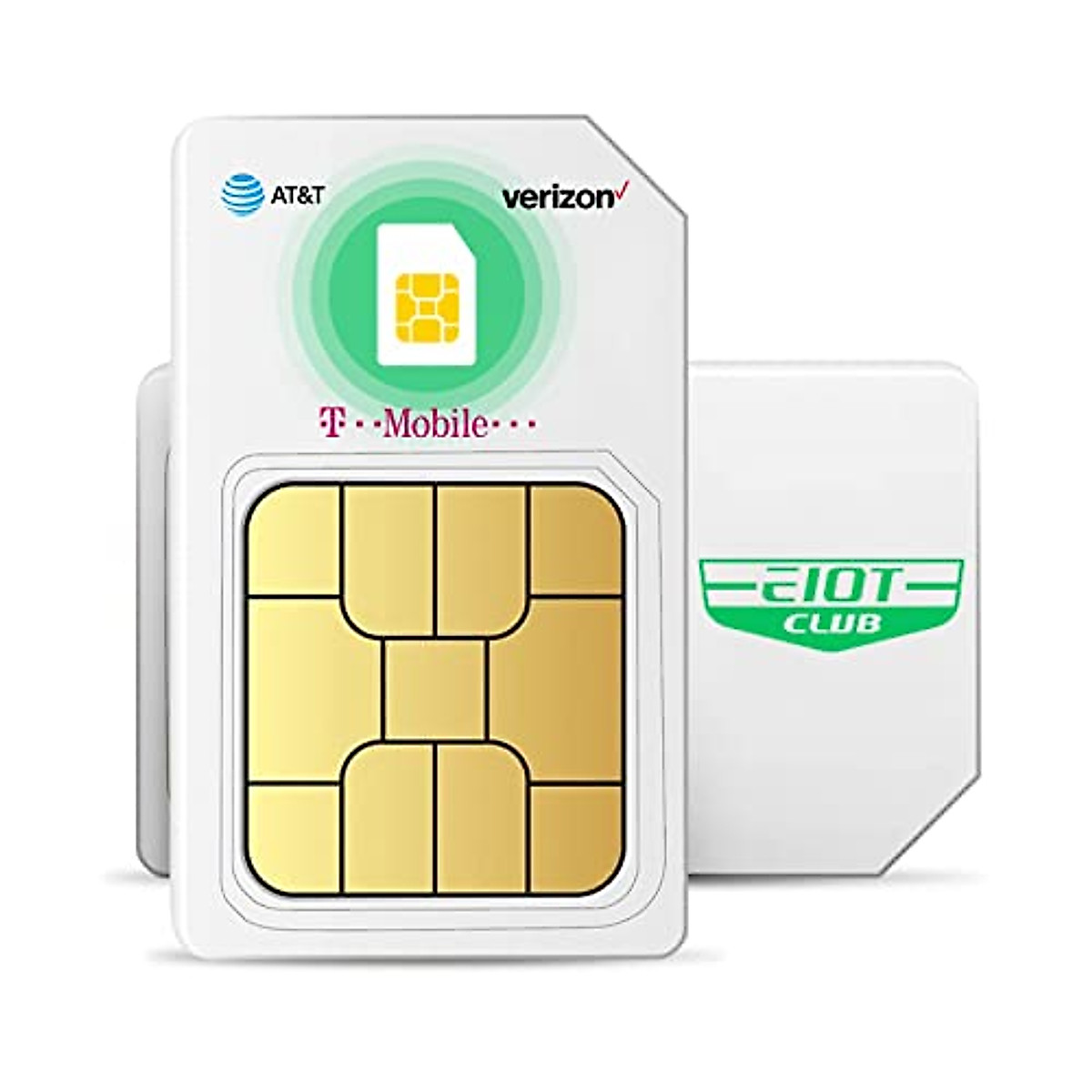 Support Verizon ATT T-Mobile EIOTCLUB Data SIM Card - USA Coverage No Contract 4G LTE Cellular for Security Solar and Hunting Trail Game Cameras Unlocked IoT Device