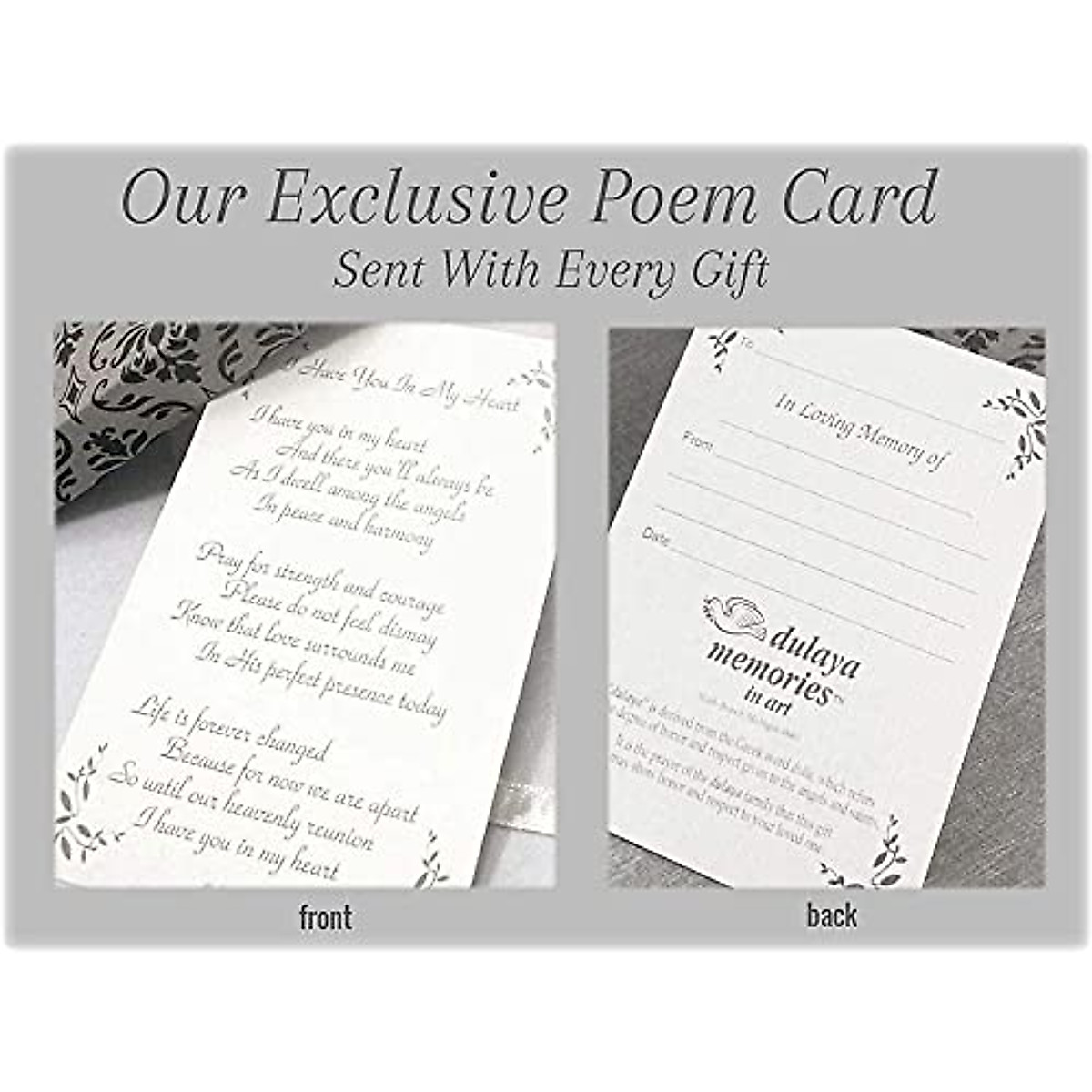 Bereavement Blanket to Send for Funeral Memorial Service, Blankets and Throws for Loss of Loved One, Made in USA Christian Throw Afghan When Someone Passes Away and Condolences Card