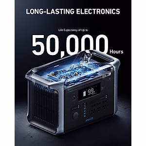 Anker SOLIX F1200 Portable Power Station, Powerhouse 757, 1229Wh Solar Generator, with 100W Solar Panel, LiFePO4, 6 * 110V/1500W AC Outlets, 2 USB-C Ports 100W Max, LED Light for Outdoor Camping