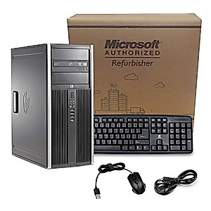 HP Desktop Computer Compaq Pro 6200 MT Intel Core i3-2100 3.10GHz 4GB Ram 250GB Hard Drive DVD+RW Windows (Renewed)