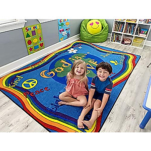Kid Carpet God is Love Sunday School Rug