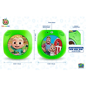 eKids Cocomelon Musical Toy for Toddlers, Tumble Tunes Toy Includes Six Built-in Nursery Rhymes, for Fans of Cocomelon Toys and Gifts for Boys and Girls