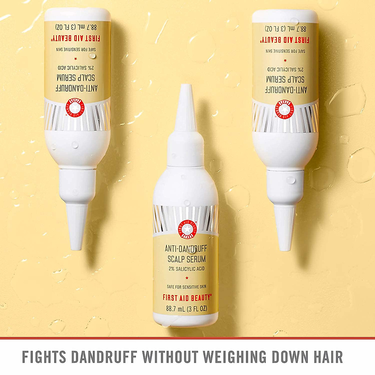 First Aid Beauty FAB Anti-Dandruff Scalp Treatment – Fights Dandruff, Instantly Soothes Dry Scalp – 3 oz