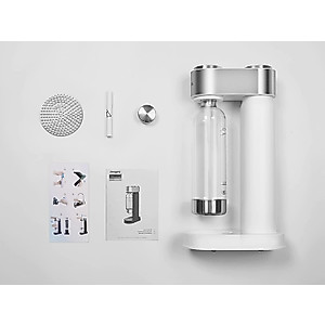 PHILIPS Sparkling Water Maker Soda Maker Soda Streaming Machine for Carbonating with 1L Carbonating Bottle, Seltzer Fizzy Water Maker, Compatible with Any Screw-in 60L CO2 Carbonator(NOT Included)
