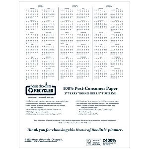 House of Doolittle 2024 Weekly Planner Calendar, Professional, Black Cover, 8.5 x 11 Inches, January - December (HOD27202-24)