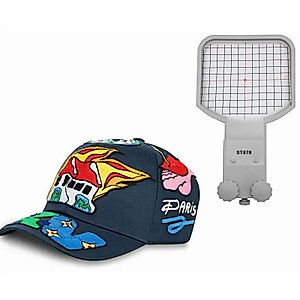 YEQIN Embroidex Cap/Hat Hoop for Brother PE800 PE535 SE600 SE625 SE270D HE-120 900D SE400 PE550D PE770 SE1900 NQ1600E etc, Sewing and Embroidery Machine Hat Hoops (for 4x4” or Larger Hoop)