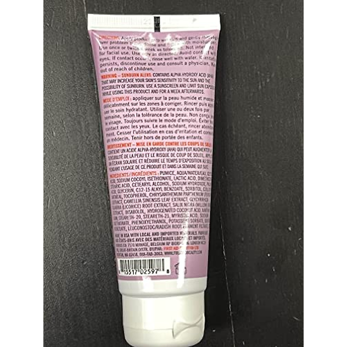 First Aid Beauty Bundle: KP Bump Eraser Body Scrub with 10% AHA and Ultra Repair Cream Intense Hydration Moisturizer