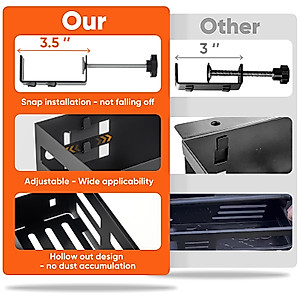 OOKUU Griddle Caddy for Blackstone 28"/36" Griddles/Prep Cart, Upgrade 3 in 1 Grill Accessories Space Saving for Blackstone Griddle Accessories, BBQ Accessories Storage Box with Paper Towel Holder