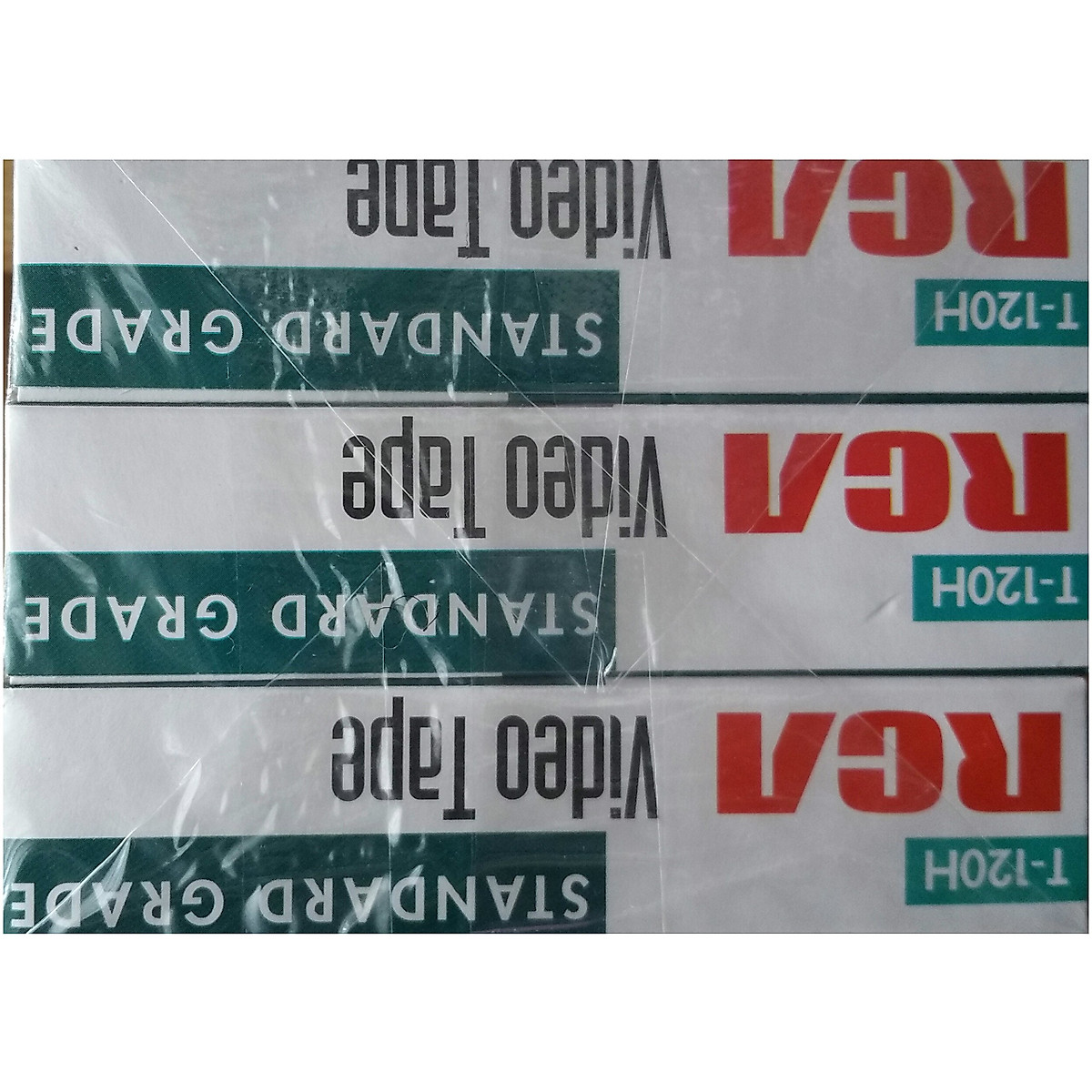 RCA T-120H VHS Video Cassette 120-Minutes (3-Pack) Blank Tapes Standard Grade by RCA