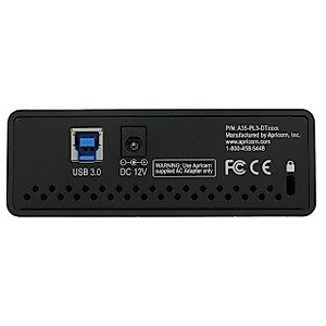 Apricorn 16TB Aegis Desktop Padlock FIPS 140-2 Validated 256-Bit Encrypted Hard Drive (ADT-3PL256F-16TB)