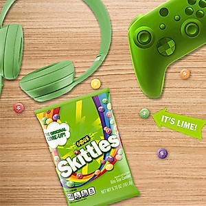 Skittles Bite Size Candy, Sours, 5.7 Ounce Bag
