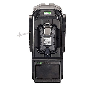 MSA 10128630 ALTAIR 4/4X Multi-Gas Detector Calibration Station/Galaxy GX2 Automated System Test Stand, 1 Valve, Color: Black, Portable Gas Monitor Calibration Test Dock